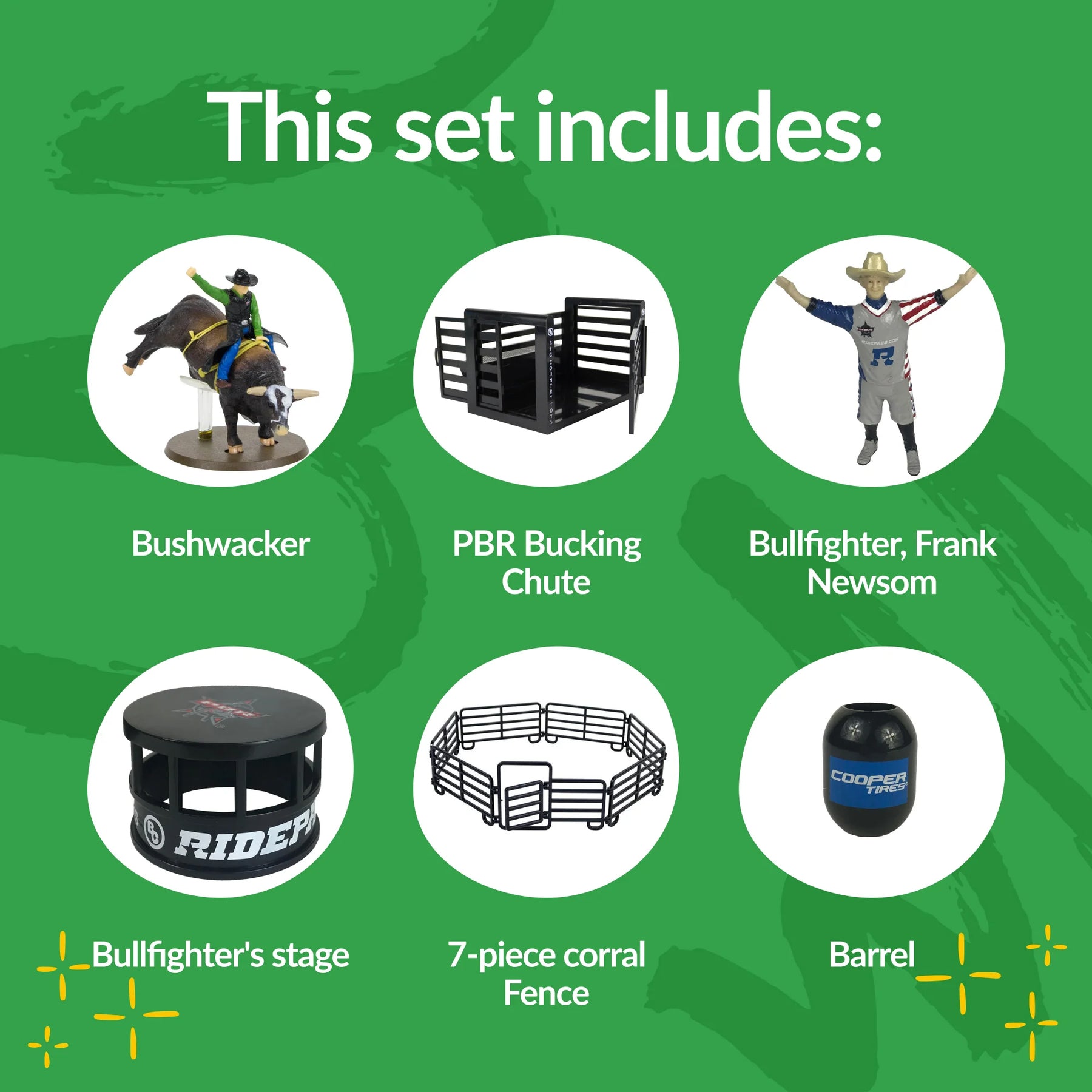 13-Piece PBR® Bull Riding Set – Just Country Australia Pty Ltd