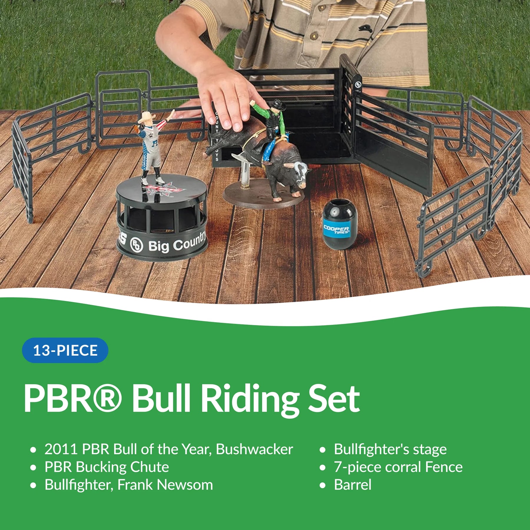 13-Piece PBR® Bull Riding Set – Just Country Australia Pty Ltd