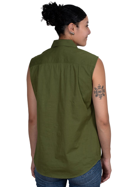 Women's - Kerry - 1/2 Button Sleeveless – Just Country Australia Pty Ltd