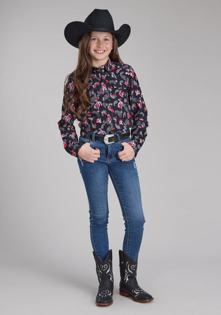 Girl's - Five Star Collection Print Shirt – Just Country Australia Pty Ltd