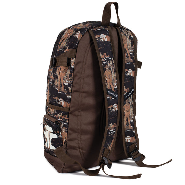 Tin Haul Backpack - Brown Western Scene – Just Country Australia Pty Ltd